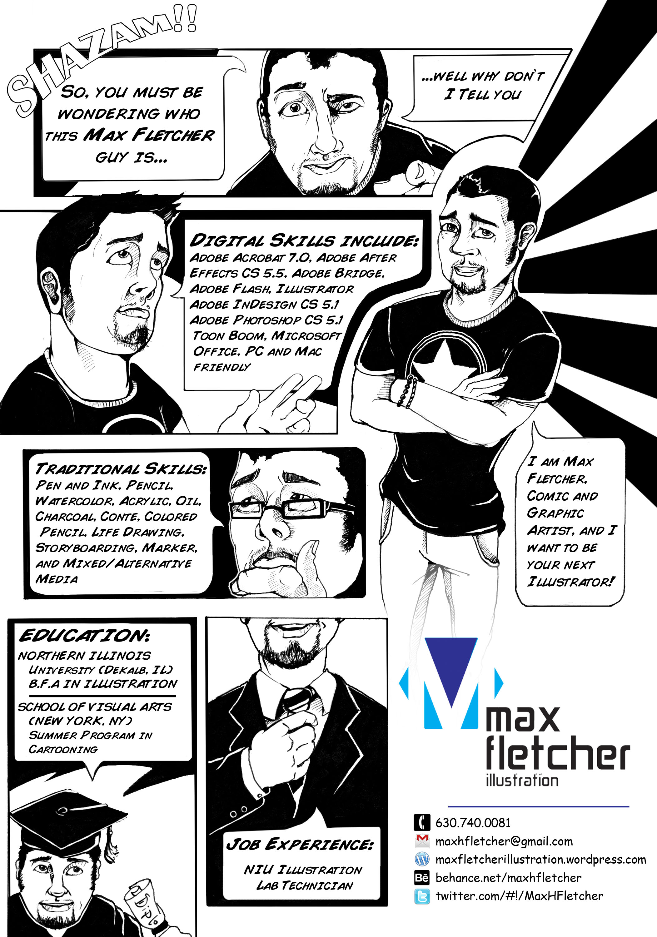 Random | Max Fletcher Illustration